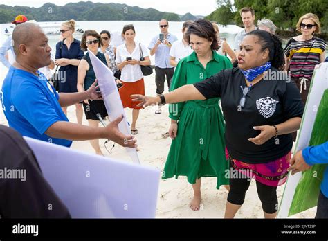 Rock Island Palau 09th July 2022 Annalena Baerbock Alliance 90the