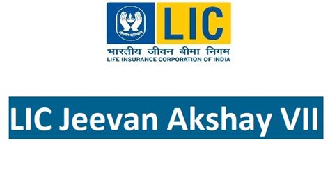 Lic Jeevan Akshay Vii Pension Plan Features Specifications Example