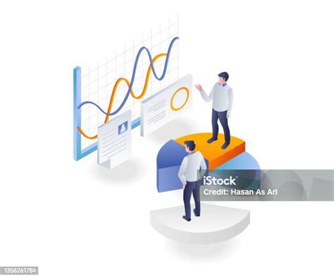 Tim Menganalisis Data Bisnis Investasi Ilustrasi Stok Unduh Gambar