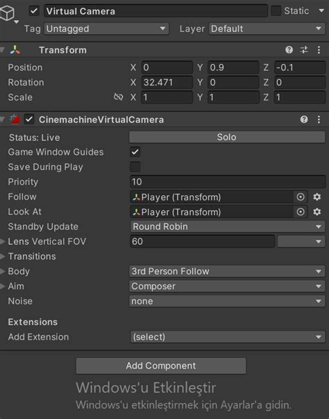 How To Rotate Virtual Camera Properly Questions And Answers Unity