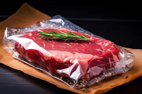 Premium Ai Image Succulent Ribeye Steak Vacuum Ai