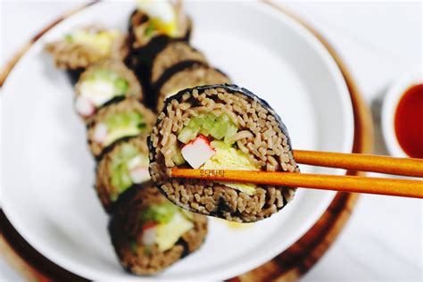 쯔유요리 메밀김밥만들기 밥없는김밥