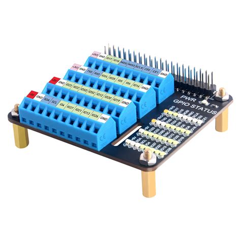 Raspberry Pi 4 Gpio Expansion Board Breakout Gpio Screw Terminal Hat