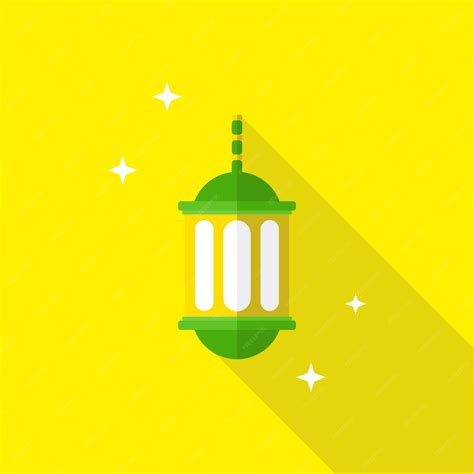 라마단과 Eid Al Fitr 벡터 램프 아이콘 프리미엄 벡터