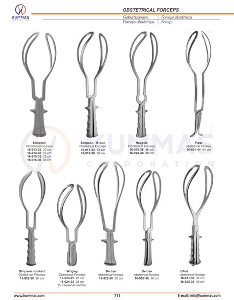 Kummas Corporation Obstetrical Forceps