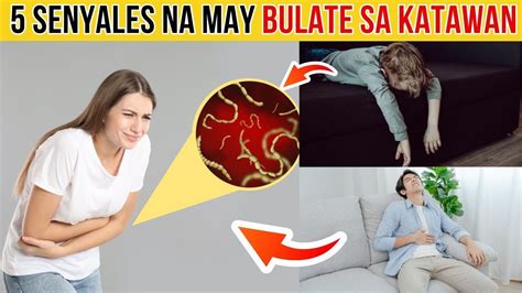 5 Senyales Na May Bulate Sa Katawan Youtube