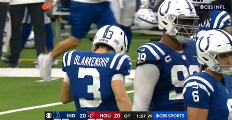 Indianapolis Colts Release Kicker Rodrigo Blankenship After Missing
