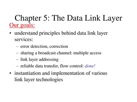PPT Chapter 5 The Data Link Layer PowerPoint Presentation Free Download ID 3572432