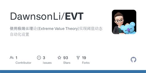 Github Dawnsonlievt 使用极端值理论extreme Value Theory实现阈值动态自动化设置