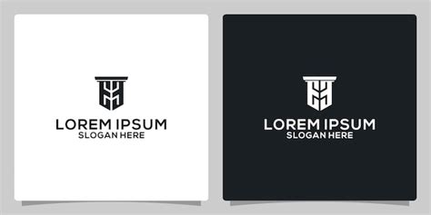 Premium Vector Logo Monogram With Shield Shape Design Template