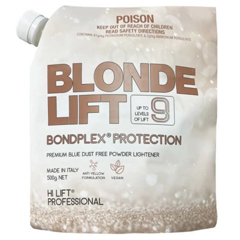 Hi Lift Blonde Lift Bleach Up To 9 Levels Of Lift My Haircare And Beauty