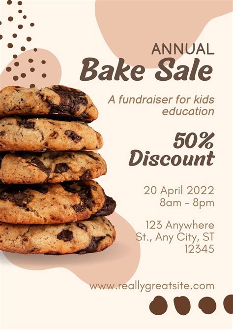 Cake Sale Flyer Template Free Free Printables