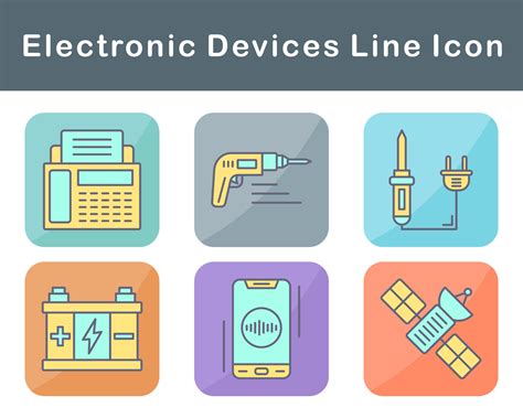 Electronic Devices Vector Icon Set 20649690 Vector Art At Vecteezy