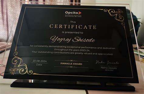 Yograj Shisode On Linkedin Employeeachievement Gratitude Growthmindset Hardworkpaysoff