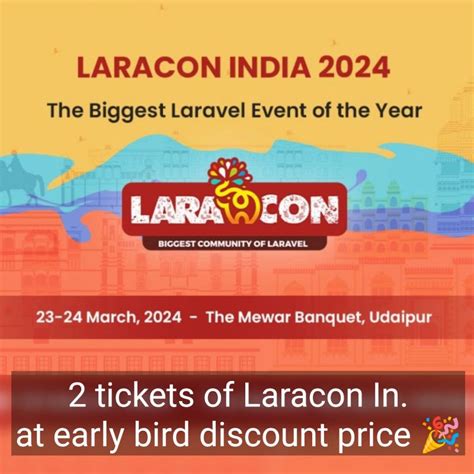 Prem Thakkar 🚀 On Linkedin Laraconindia Earlybirddeal