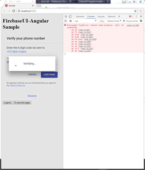 Angular Firebase Phone Authantication Verify Your Phone Number