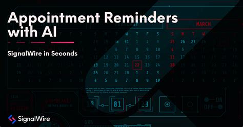 Build An Ai Powered Appointment Reminder Application Signalwire