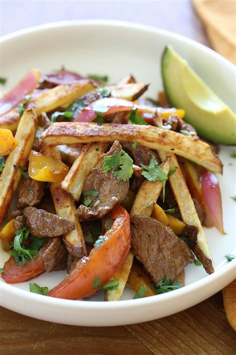 Potato Recipes Lomo Saltado Peruvian Beef Stir Fry
