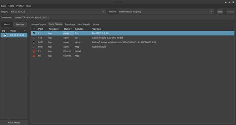 Zenmap Port Scanner Rotfaces