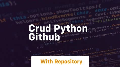 Crud Python Github Youtube