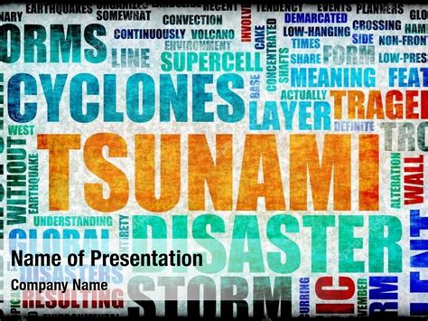 Tsunami Warning System Powerpoint Template Tsunami Warning System