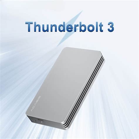 Acasis Thunderbolt 3 40gbps Nvme M 2 8tb Aluminum Shell Ssd Enclosure