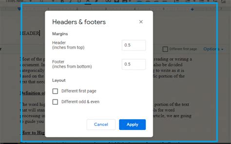How To Add Header In Google Docs OfficeBeginner