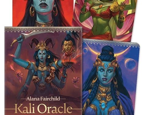Kali Oracle Kit Card Deck Guidebook Set Tantric Hindu Goddess Tarot Cards And Book Magic