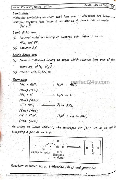 Nayab Fsc 1st Year Chemistry Notes Chapter 8