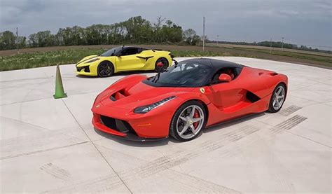 Video Big Game Hunting C8 Corvette Z06 Takes On Laferrari 458 At