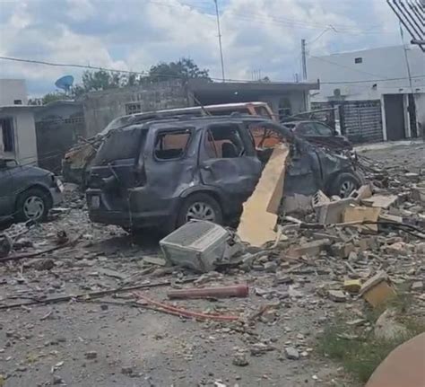 Explosión En Reynosa Frente A Secundaria Elefante Blanco