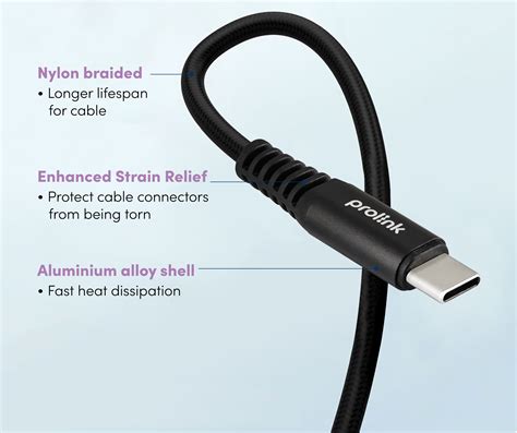 Prolink Usb™ Type C To C Cable 5a 100w
