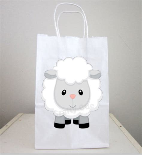Sheep Goody Bags Sheep Favor Bags Sheep T Bags Farm Etsy