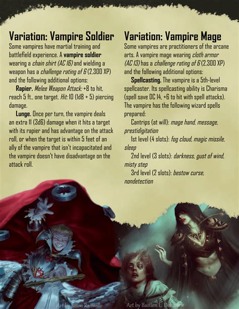 Vampire Template 5e