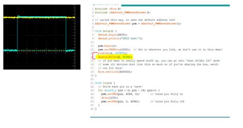adafruit pca9865 arduino uno no mueve el servo hardware arduino forum