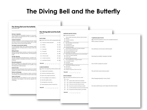 The Movie The Diving Bell And The Butterfly Made By Teachers
