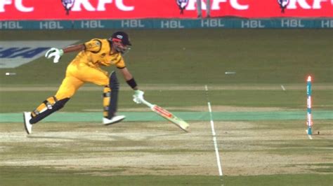 Watch Babar Azam Run Out Of Direct Hit By Alex Hales During Islamabad