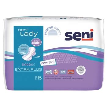 Прокладки урологические Seni Lady Extra Plus 15шт - заказать лучшие с METRO