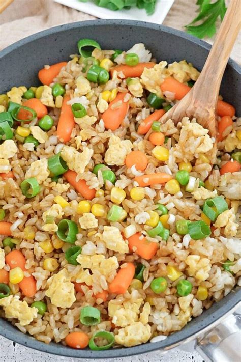 Gebratener Reis Mit Ei Einfach Schnell Und Lecker