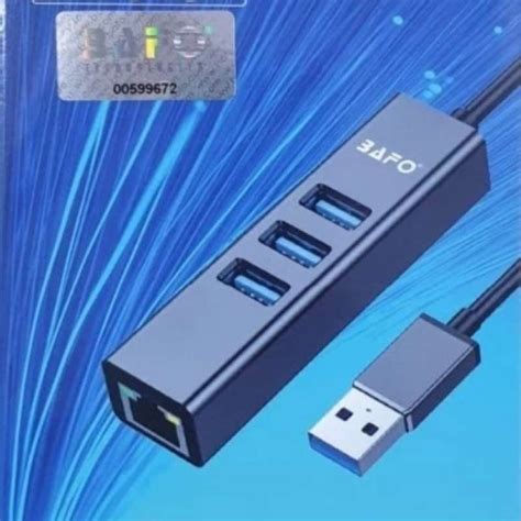 Promo Bafo Multi Hub Usb 30 To Gigabit Ethernet 3 Port Usb Lan Bf A324
