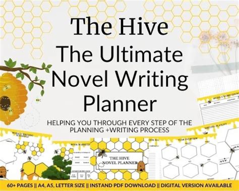 The Hive Book Planner Printable Workbook Character Profile Etsy