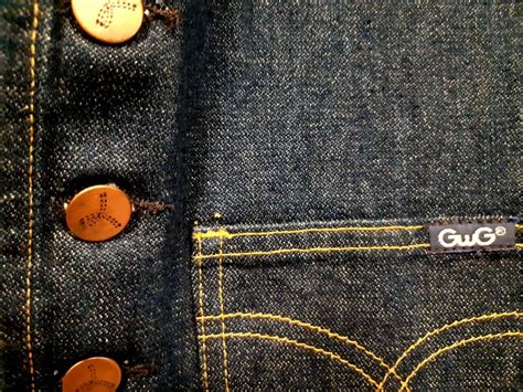 Vintage Deadstock Gwg Scrubbies Jean Denim Vest Made In Canada 36