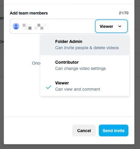 Folder Role Permissions For Enterprise Accounts Vimeo Help Center