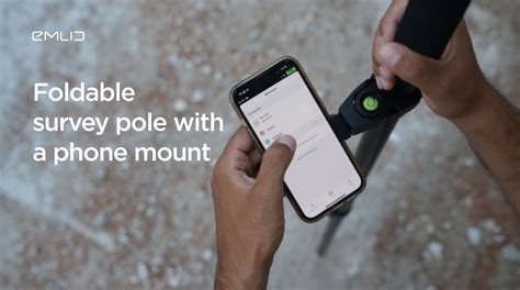 Emlid Survey Pole With A Phone Mount News Emlid Community Forum