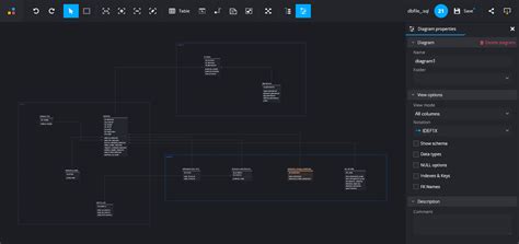 Diagram Settings Sqldbd