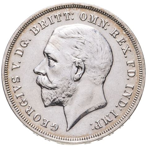 Монета Великобритания 1 крона 1935 стоимостью 5776 руб.