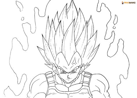 Vegeta Ssj Coloring Pages
