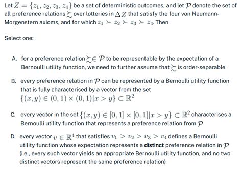 Solved Let Z Z1z2z3z4 Be A Set Of Deterministic
