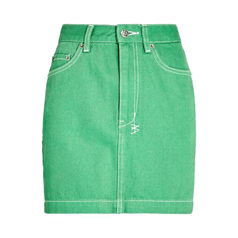 Ksubi Super X Mini Skirt Jade Goat