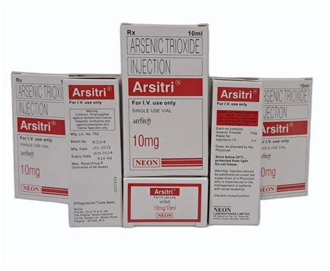 Arsitri 10mg Arsenic Trioxide Injection At ₹ 230box Anti Cancer